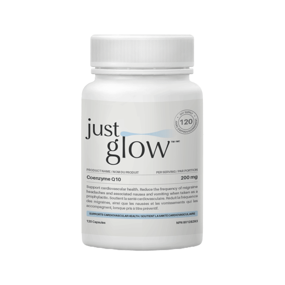Coenzyme Q10 200mg Supplement | Just Glow Canada